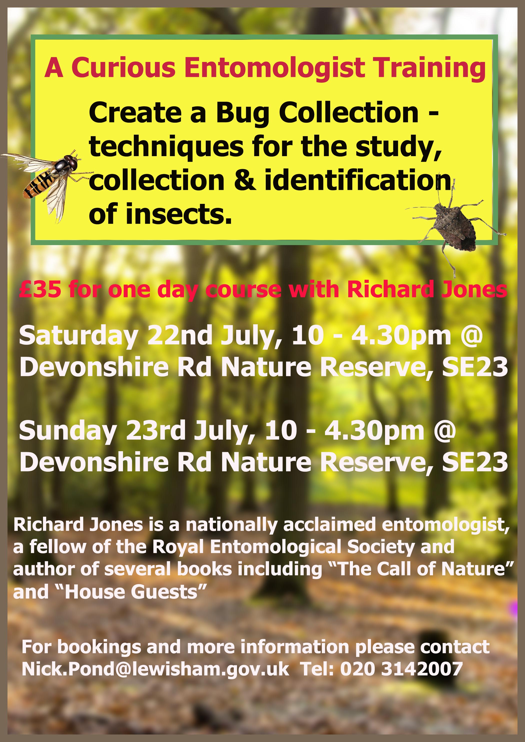 How to be a curious entomologist – Nature Conservation Lewisham